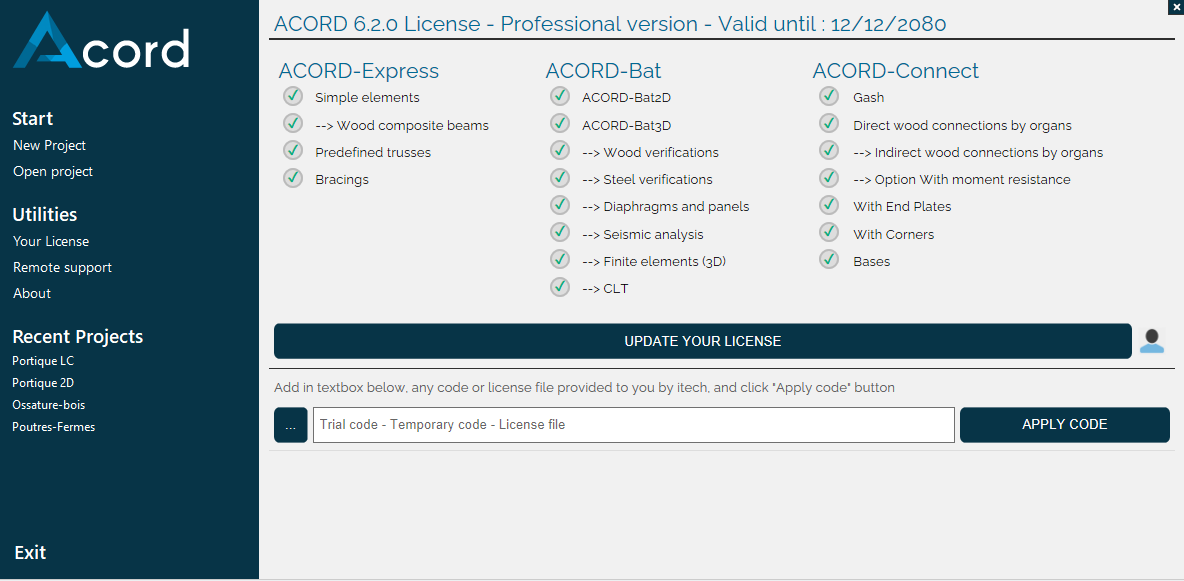 ACORD 6.2 Professional